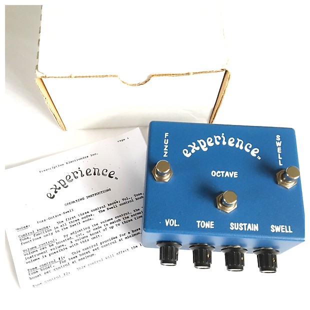 Prescription Electronics Experience Fuzz Octave Swell Pedal | Reverb