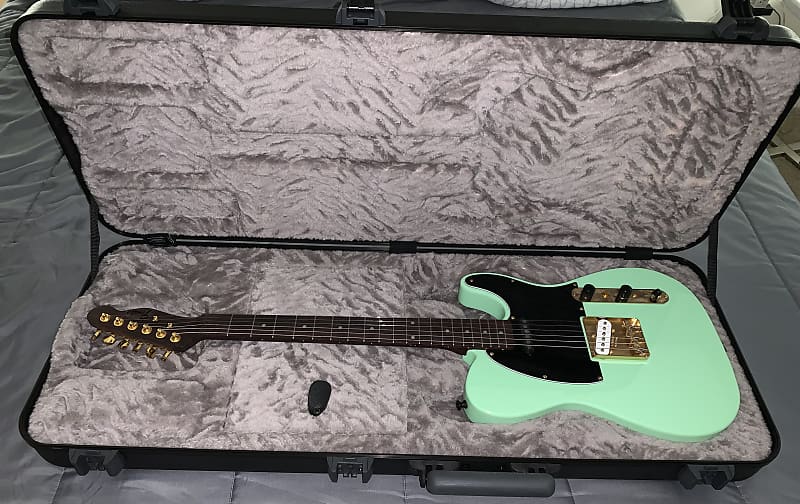 Custom built all Rosewood neck Telecaster 2022 - Seafoam | Reverb