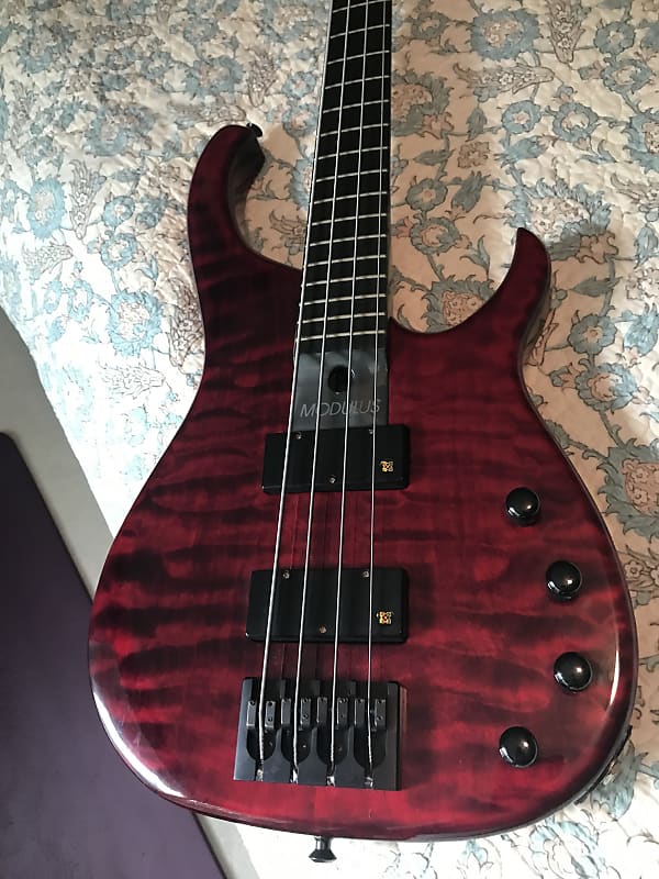 Modulus Quantum Bass with Lane Poor Pickups | Reverb