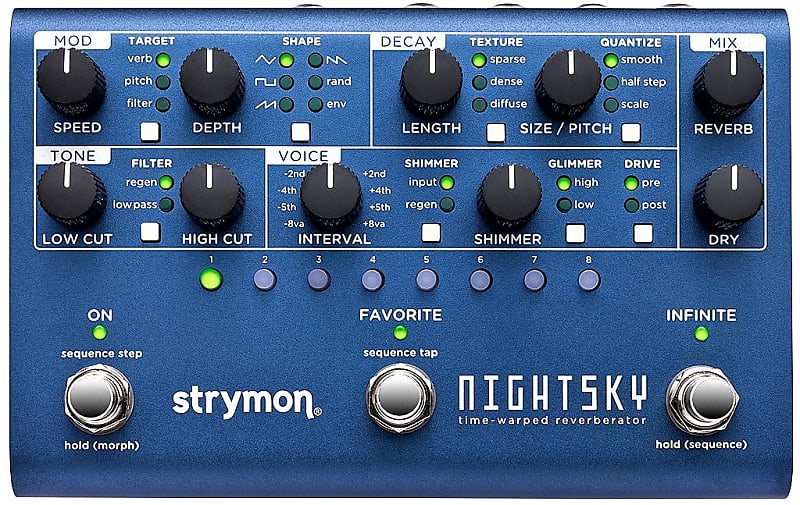 Strymon NightSky Time-warped Reverberatan Synthesis | Reverb
