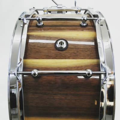 HHG Drums 14x6.5 Calico Walnut Stave Snare Drum, Satin | Reverb