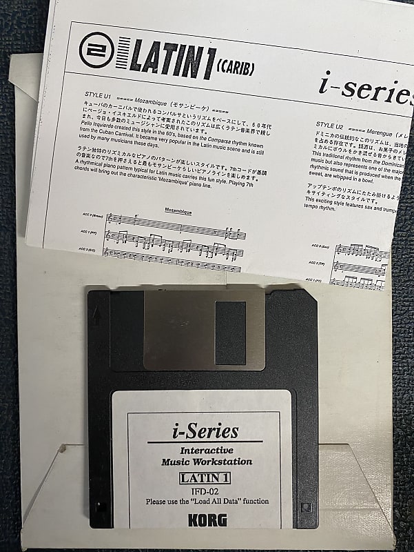 Korg IFD-02 Latin 1 i-series Style Disk | Reverb