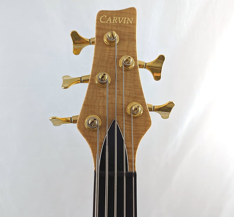 CARVIN USA IC5 Icon 5-String Bass Guitar w/Case - AAA Flame | Reverb