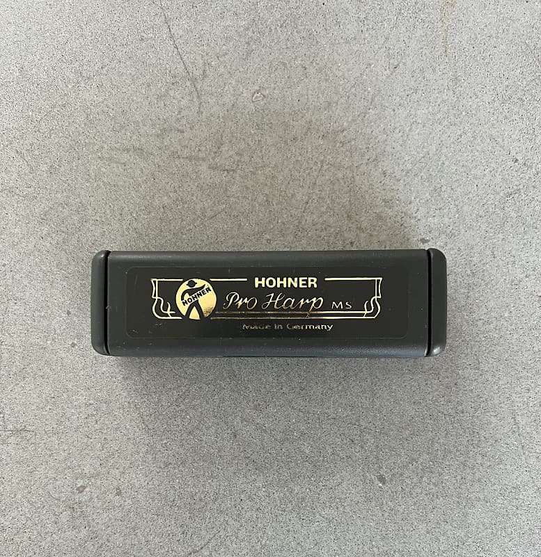 Hohner Pro Harp MS Richter Harmonica F 2005 - Black | Reverb