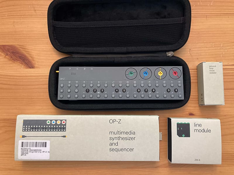 Teenage Engineering OP-Z Synthesizer 2018 + LINE MODULE + | Reverb