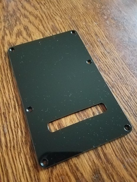 Black Stratocaster Backplate | Reverb