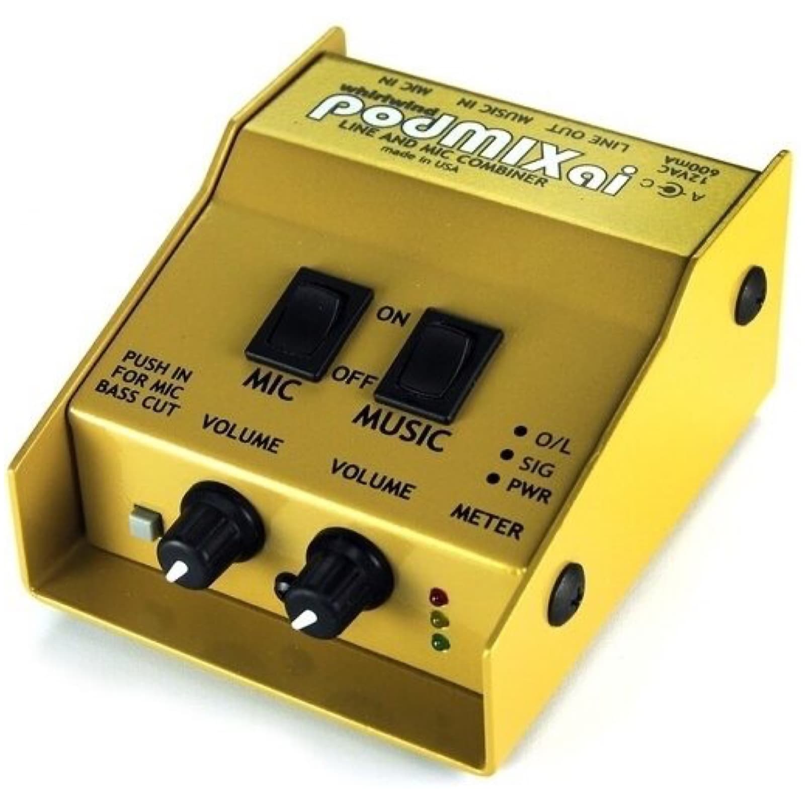 Whirlwind Podmixai Active Line Mic Combiner Reverb Australia