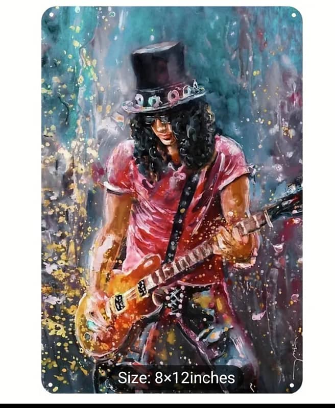 Slash. Metal Tin Sign Slash | Reverb