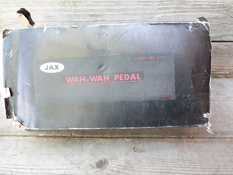 Shin-Ei Jax wah pedal in box 1960s | Reverb