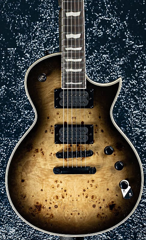 LTD Eclipse EC-1000 Black Naturnal Burst W/ESP Case | Reverb