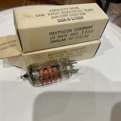 Perfectly Matched pair of Raytheon 5867WA 1966 - Bronze | Reverb