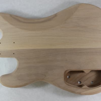 Unfinished Walnut P/J bass guitar body - fits fender necks | Reverb