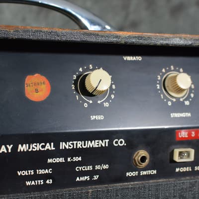 Kay K-504 Tube Amplifier Vintage 60s Serviced w FAST Same Day | Reverb