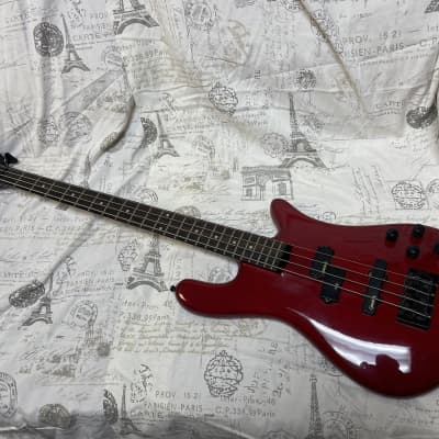 1987 Spector NS-2A Kramer Era Made In Korea Bass Trans Red | Reverb