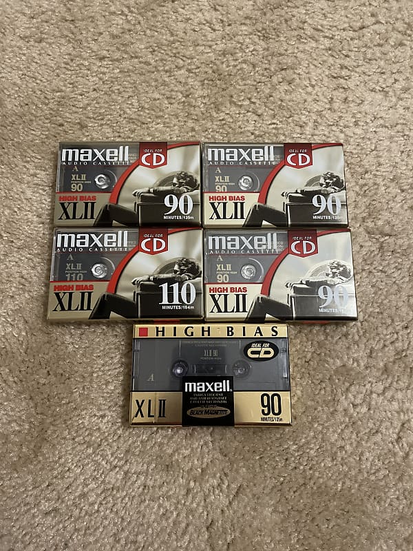 Maxell D90/D110 TYPE II Cassette Tapes | Reverb