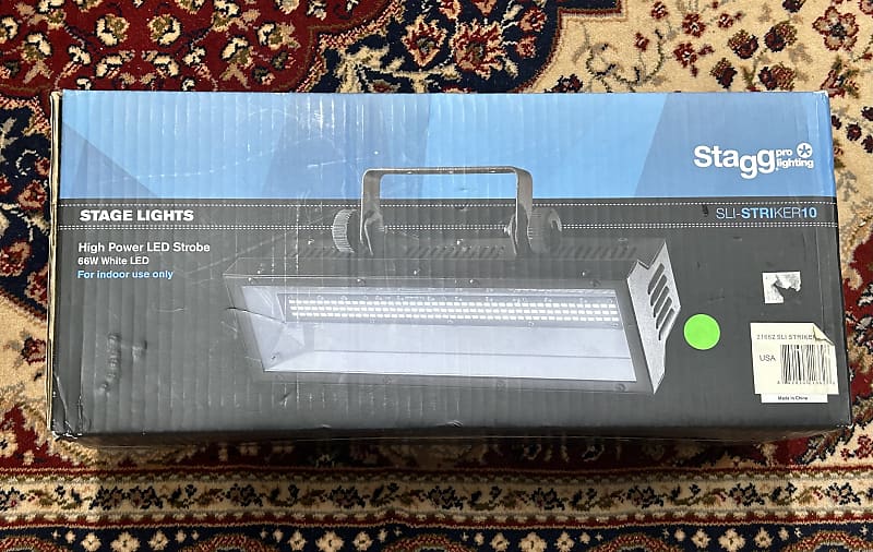 Stagg SLI-Striker10 High Power LED Strobe Light - Black | Reverb