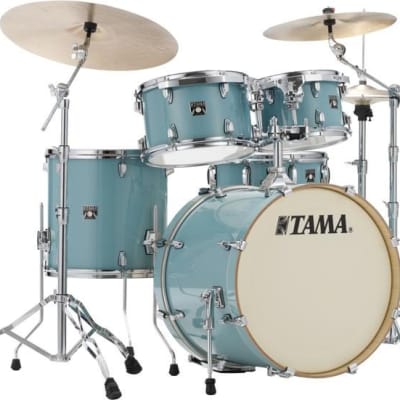 TAMA Superstar Classic Maple Light Emerald Blue Green Lacquer | Reverb