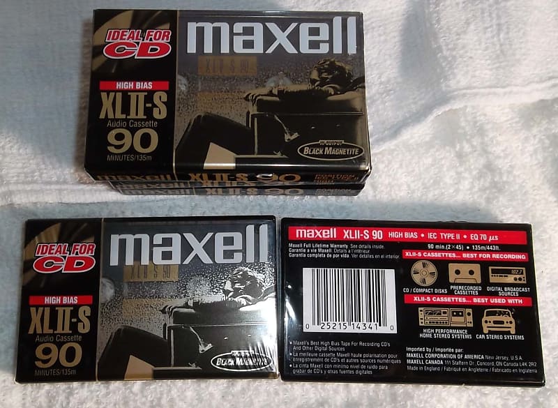 1-2000 Maxell XLII-S 90 Gold Type II Made in England CR02 | Reverb