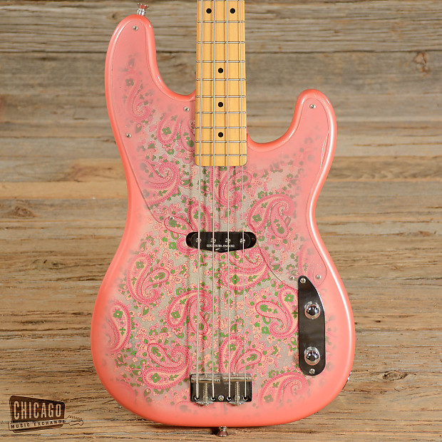 Fender Precision Bass MIJ Pink Paisley 1994 (s491) | Reverb