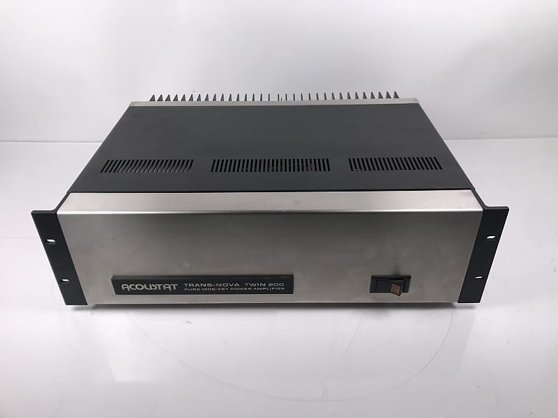 Acoustat Trans-Nova Twin 200 Power Amplifier | Reverb