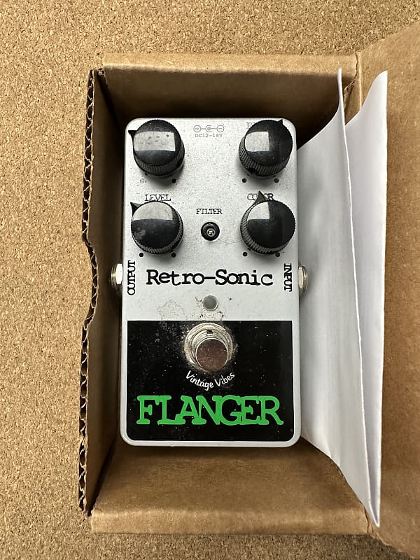 Retro Sonic Flanger Effect Pedal W/Box | Reverb