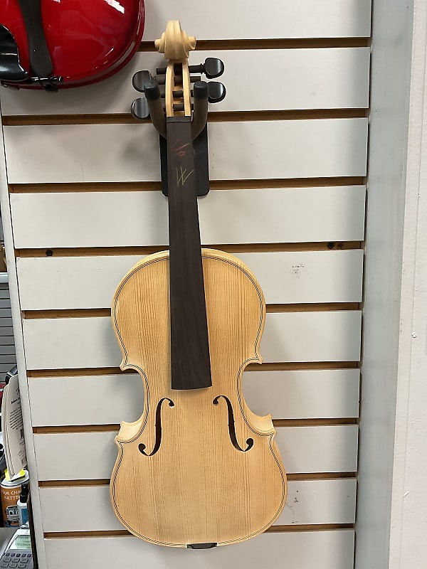 Hofner H90/1 Full Size 4/4 White Violin Unfinished | Reverb