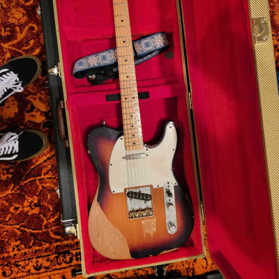 Heavy Relic Fender '72 Telecaster Custom! Black NYC Punk Tele | Reverb