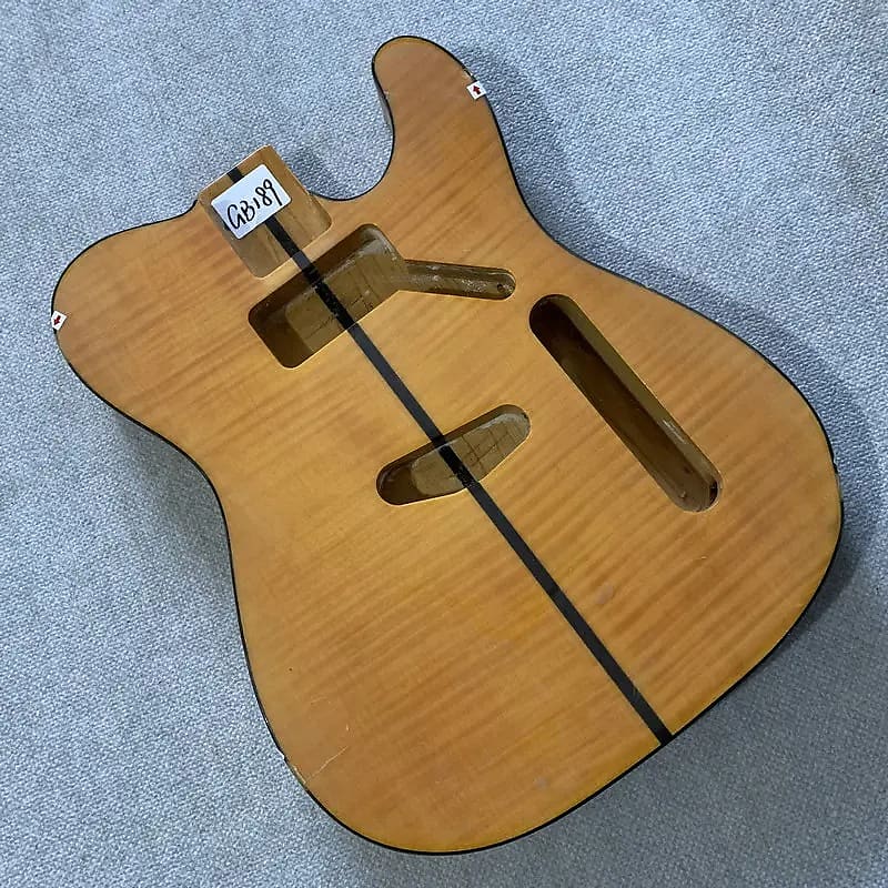Solid Ash Wood Telecaster Tele Style Guitar Body, Rosewood | Reverb