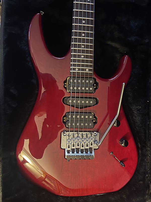Hamer Diablo ii Early 2000’s - Transparent Red | Reverb