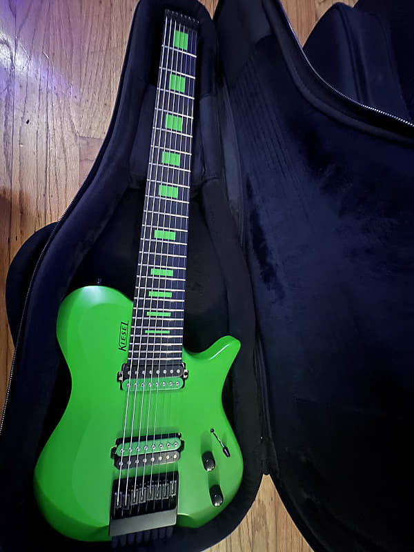 Kiesel Zeus 8 string 2018 Kiesel Racing Green (satin) | Reverb