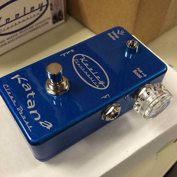 Keeley Katana Boost (custom) New Metallic Blue | Reverb