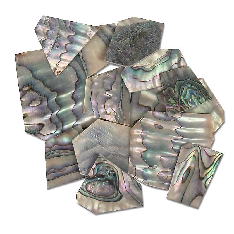 StewMac Pearl Inlay Blanks - 1oz Pack, Green abalone | Reverb