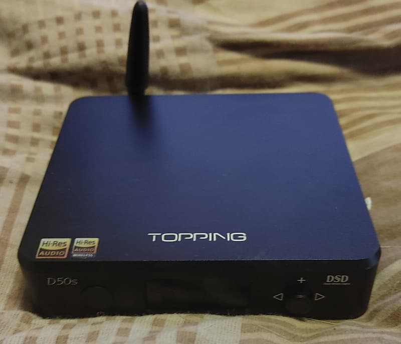 Topping Audio D50S Dac HiFi Hi-Res Decoder ES9038Q2M x2 XMOS | Reverb