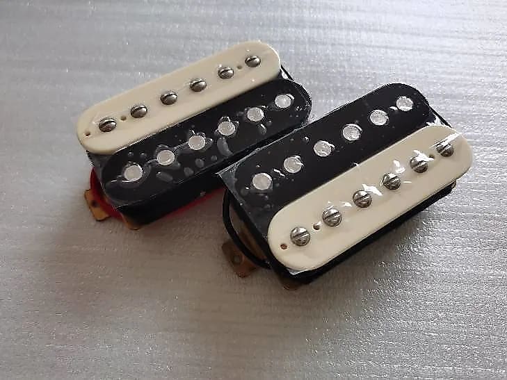 Zebra Guitar Humbucker Pickups Neck and Bridge Set | Reverb
