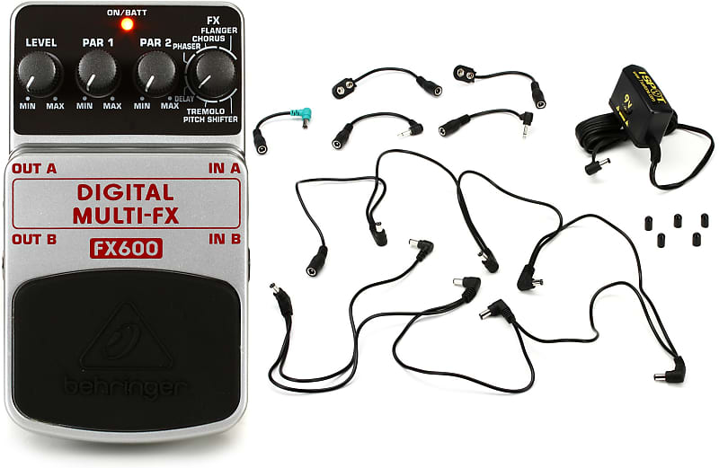 Behringer FX600 Digital Multi-FX Pedal Bundle with Truetone 1 | Reverb