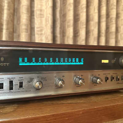 HH Scott 344-b Receiver Preamp Tuner Amplifier 1966 - Silver | Reverb