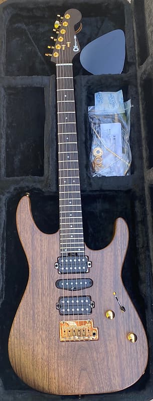 Charvel Dinky MJ DK24 HSH 2PT E - Walnut with Case | Reverb