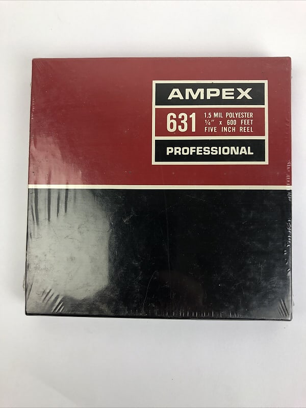 Ampex 631 Professional 1/4” x 600 Feet 5 Inch Reel Tape - NEW | Reverb