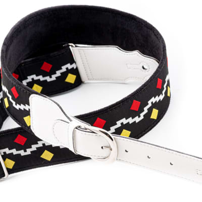 RightOn! Legend JL Python 2.3 inch Vegan Guitar Strap - Black | Reverb