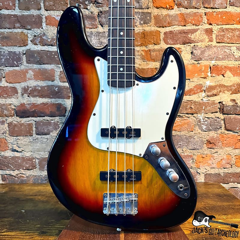 Stagg J-Style Electric Bass Guitar (2010s - Sunburst) | Reverb