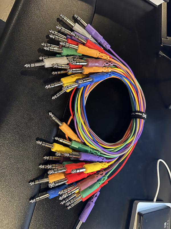 Hosa 3 foot TRS Patch Cables | Reverb