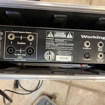 SWR Workingpro 700 Amp w SKB Rack Case | Reverb