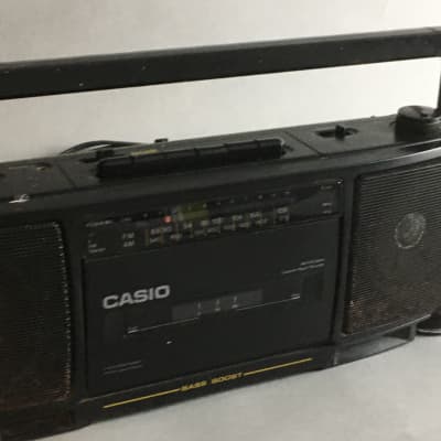 Rare Vintage Casio CP-50 Stereo Radio Cassette Tape Recorder | Reverb