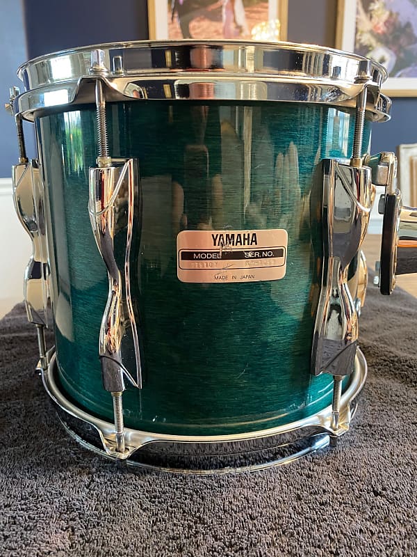 Yamaha Recording Series 10x9" Deep Aqua Tom - Made in Japan | Reverb