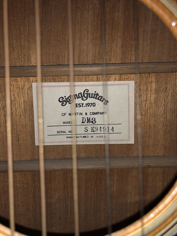 Sigma DM3 1970’s Natural | Reverb