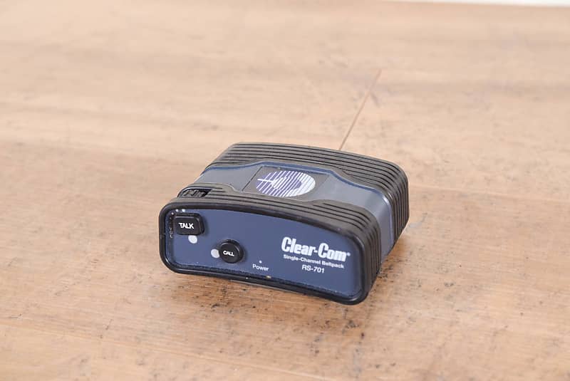Clear-Com RS-701 Single-Channel Intercom Belt Pack (church | Reverb