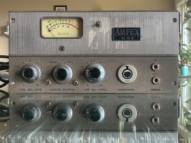 Vintage Ampex 601 Tube Mic PreAmp Totally Rebuilt and Modded | Reverb