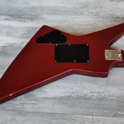 1983 Aria Pro II Japan ZZ Custom Explorer (Candy Apple Red) | Reverb