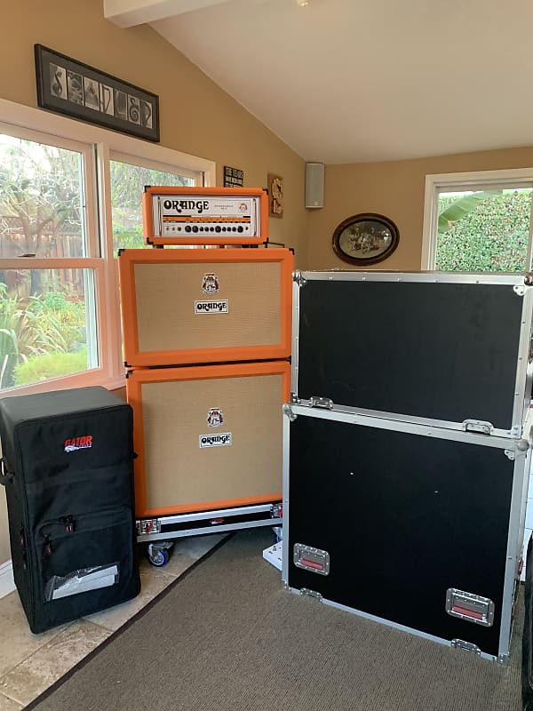 Orange Amp, Two Cabs, and Tour Cases Rockerverb 50MK II 2014 | Reverb