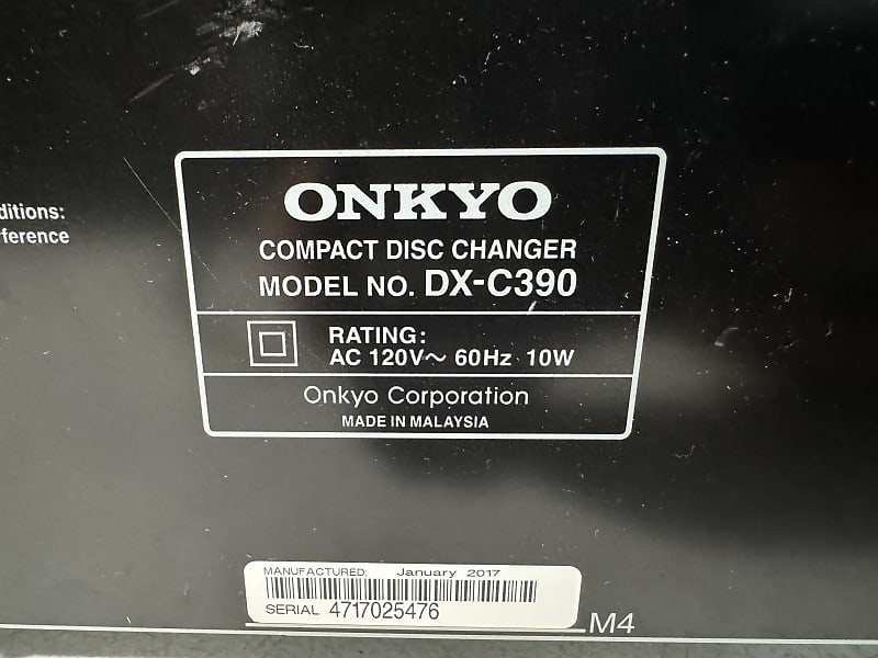 Onkyo DX-C390 CD Changer 6 Compact Disc Player HiFi Stereo | Reverb